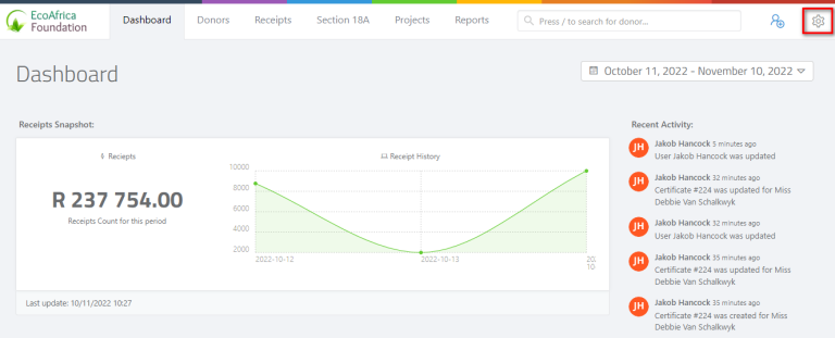 Customising the text and layout on a Section 18A Tax Certificate ...