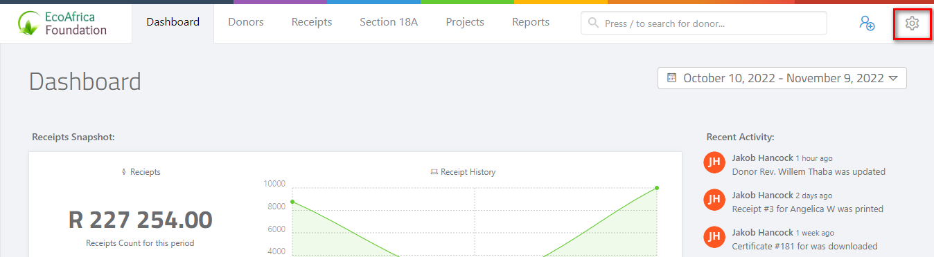 Managing Receipt Methods – ActiveDonor Help