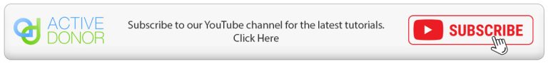 ActiveDonor Help
