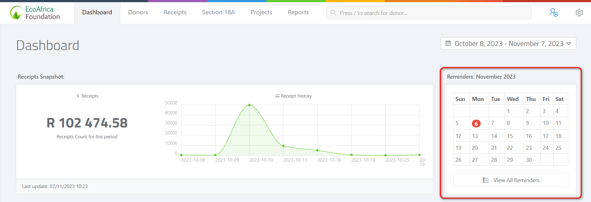 Adding Reminders – ActiveDonor Help